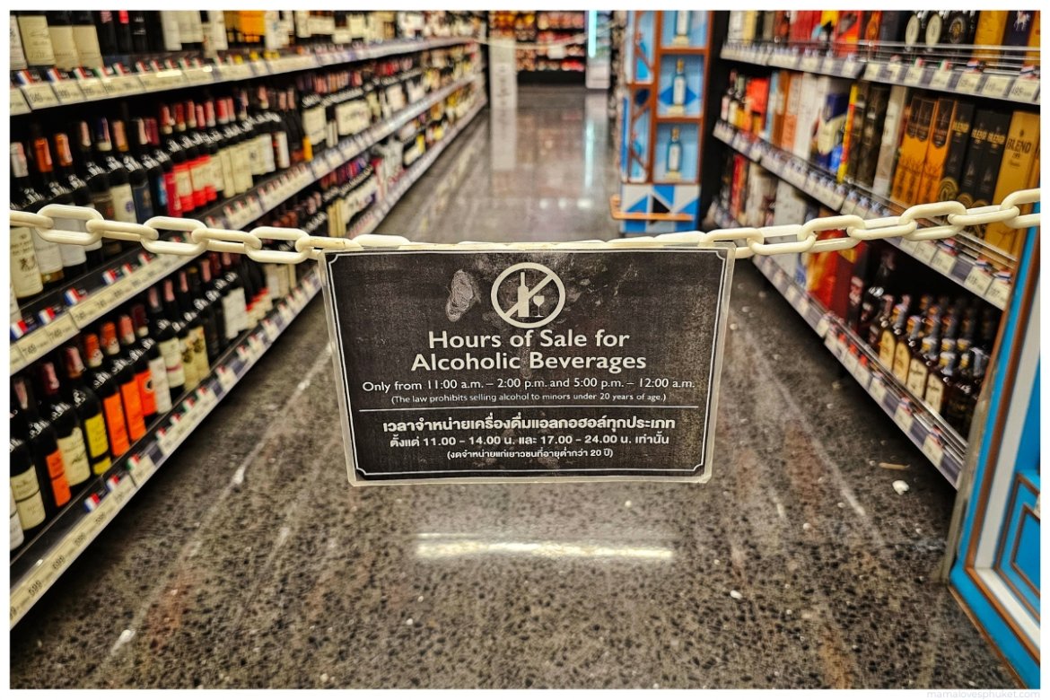 Alcohol Sale Times and Legal Drinking Age In Thailand - Mama Loves Phuket