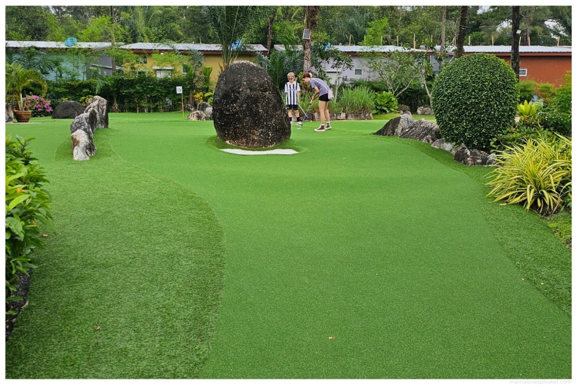 Phuket Adventure Mini Golf Bangtao Beach - Mama Loves Phuket